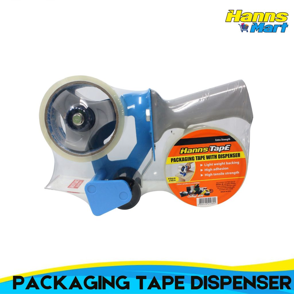 Hannstape Metal Packaging Tape Dispenser with 2pcs tapes 48mm for Home ...