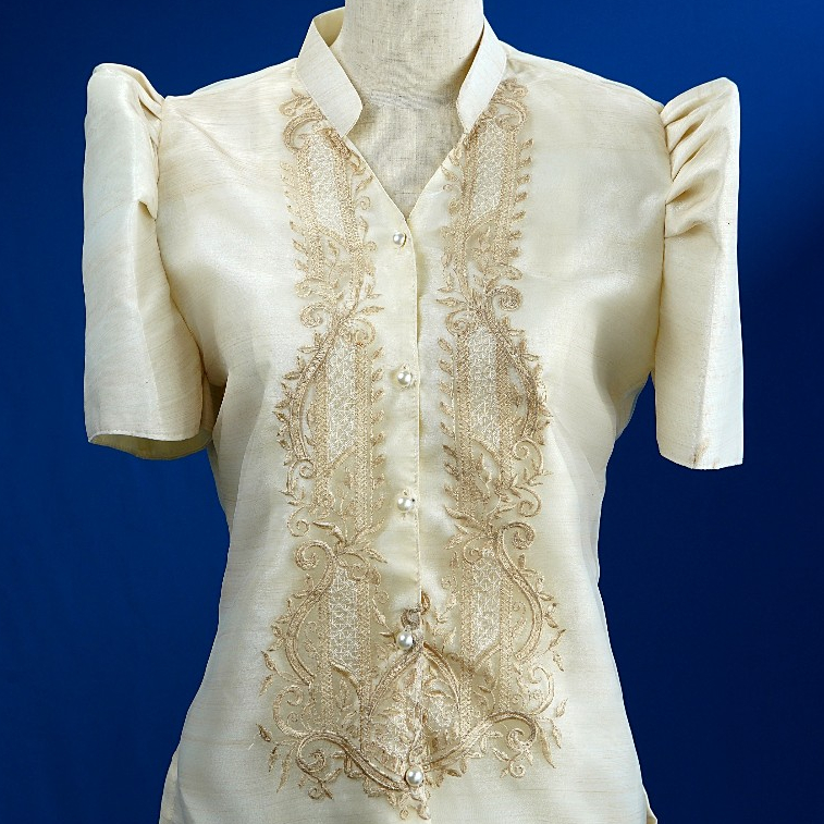 AQUINO'S ARTISAN EMBROIDERY Modern Filipiniana Classic Imelda Ladies ...