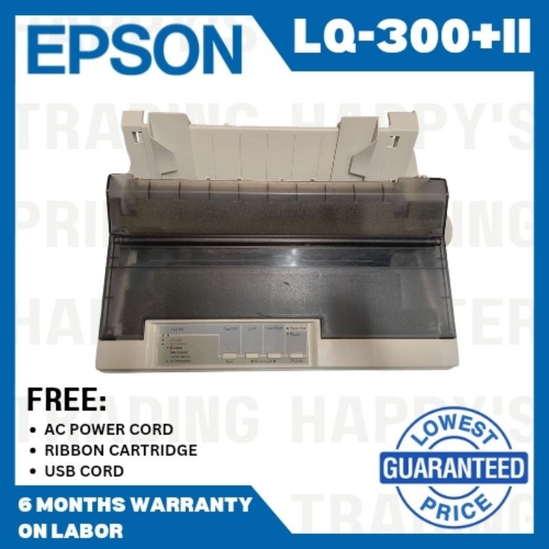EPSON LQ-300+II DOT MATRIX PRINTER | Shopee Philippines