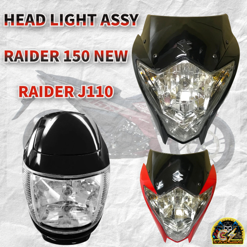 CS Motorcycle Headlight Assembly Raider 150 Reborn HEAD LIGHT ASSY ...