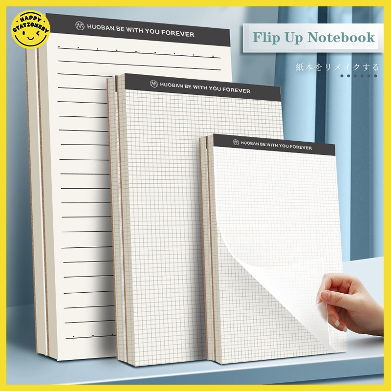 70sheets Thickened Student Notebook A6/A5/B5 PP Cover Flip Up Notebook ...