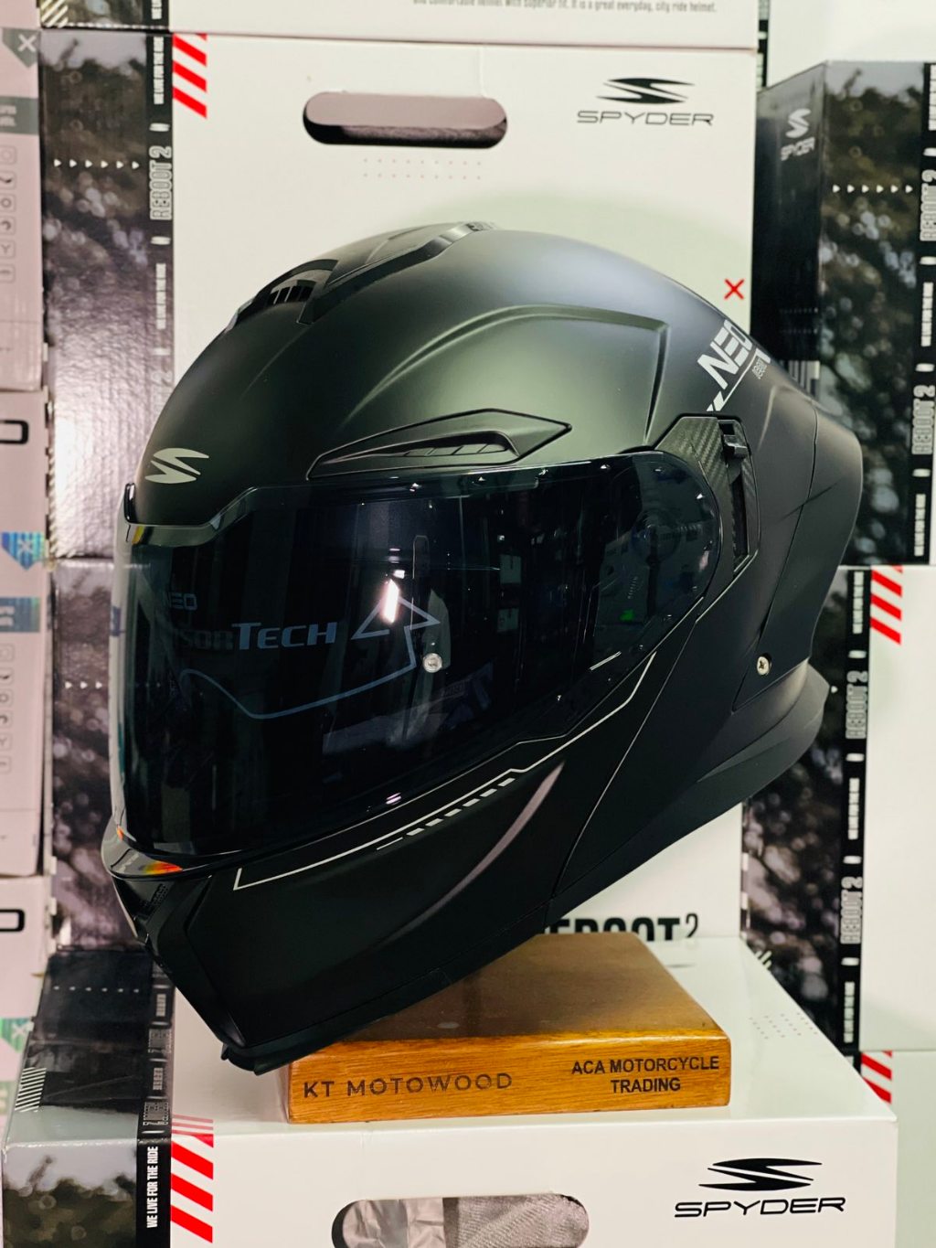 Neo Icon Modular Dual Visor Helmet with FREE CLEAR VISOR | Shopee ...