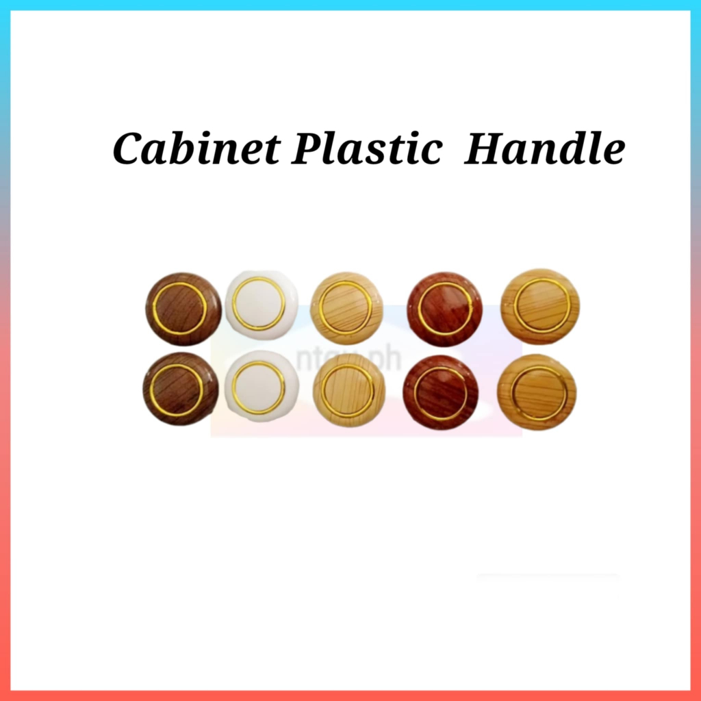 CABINET ROUND plastic HANDLE W/ SCREWS （sold per pcs ） | Shopee Philippines