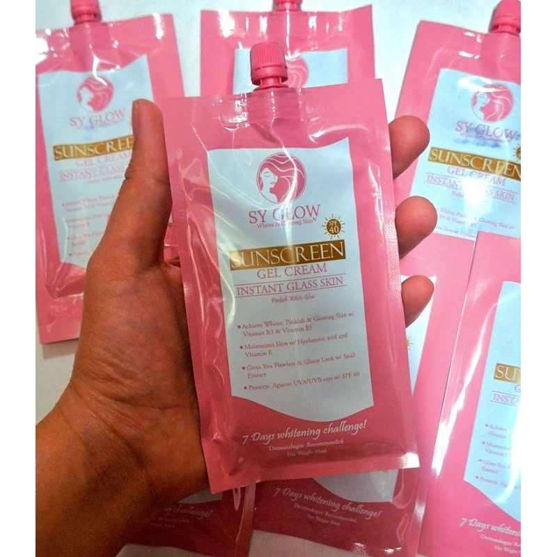 SY GLOW SUNSCREEN GEL CREAM 50ML | Shopee Philippines