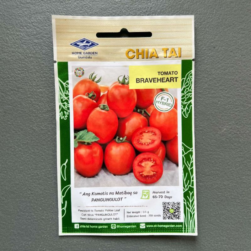 BRAVEHEART F1 (230 SEEDS) CHIA TAI KAMATIS HYBRID TOMATO QUALITY ...