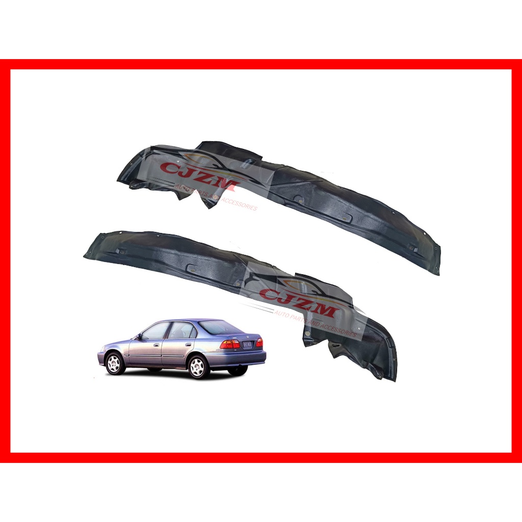 Seiko Liner FRONT Fender Liner Honda Civic Bigote LXI VTI SIR 1996-2000 ...
