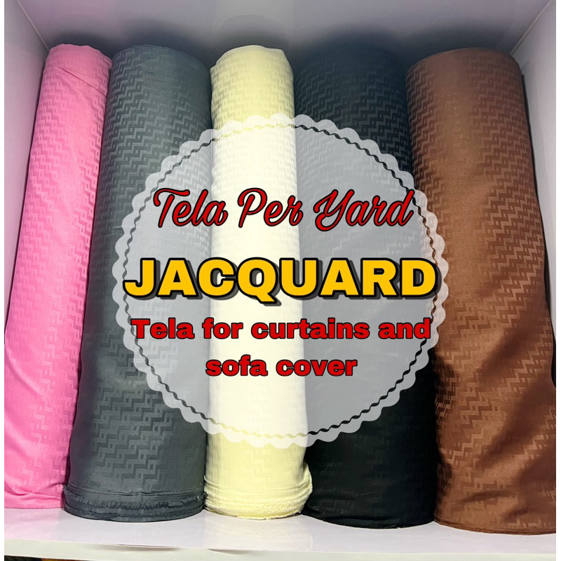Jacquard Fabric PER YARD Tela for Sofa Covers and Curtains | Shopee ...