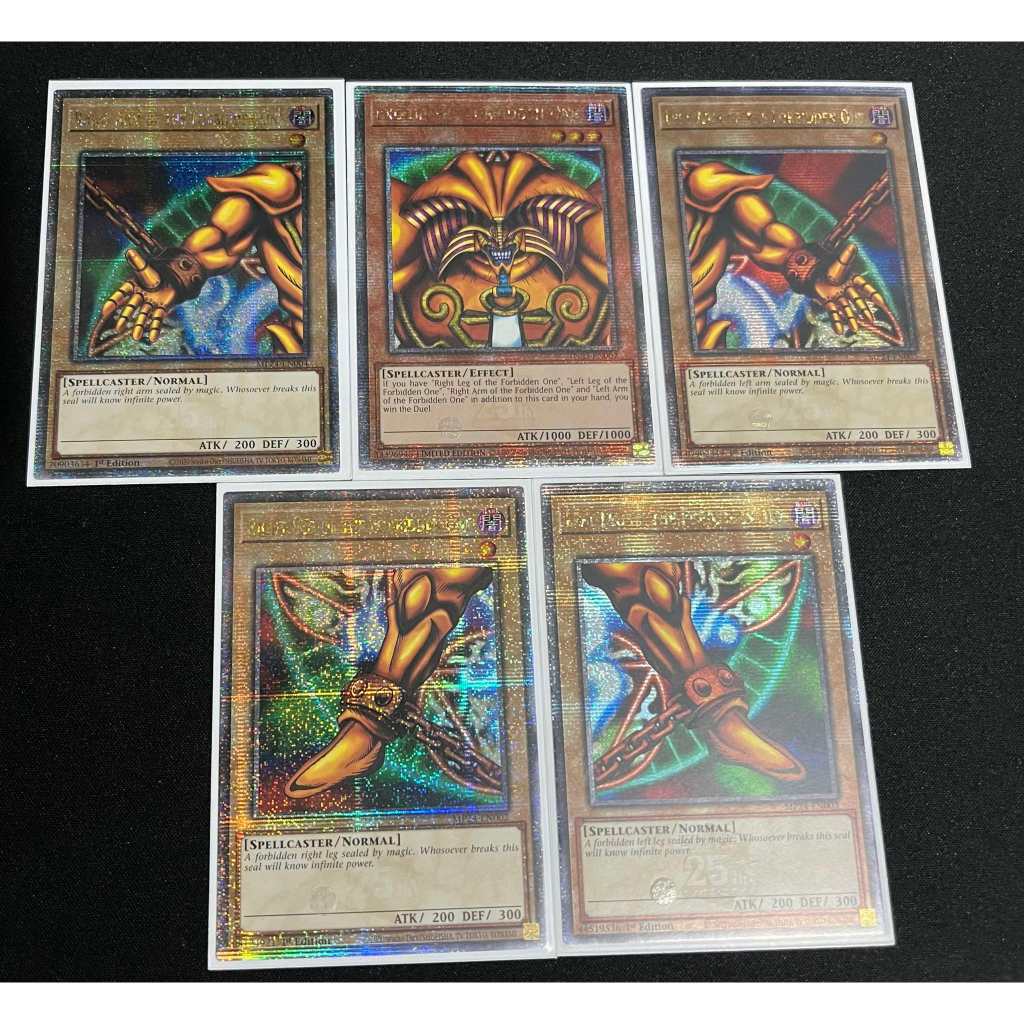 Exodia Full Set Quarter Century Rare | Shopee Philippines