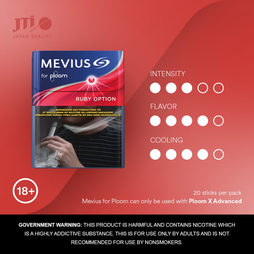 Mevius for Ploom Heated Tobacco Sticks - Ruby Option | Shopee Philippines