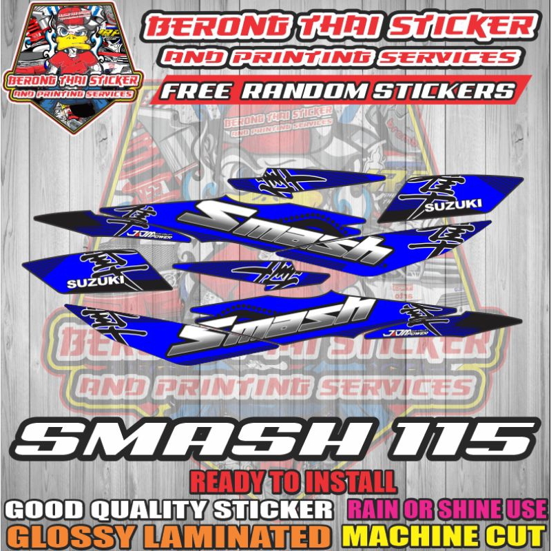 Suzuki Smash 115 Stock Hayabusa Sticker | Shopee Philippines