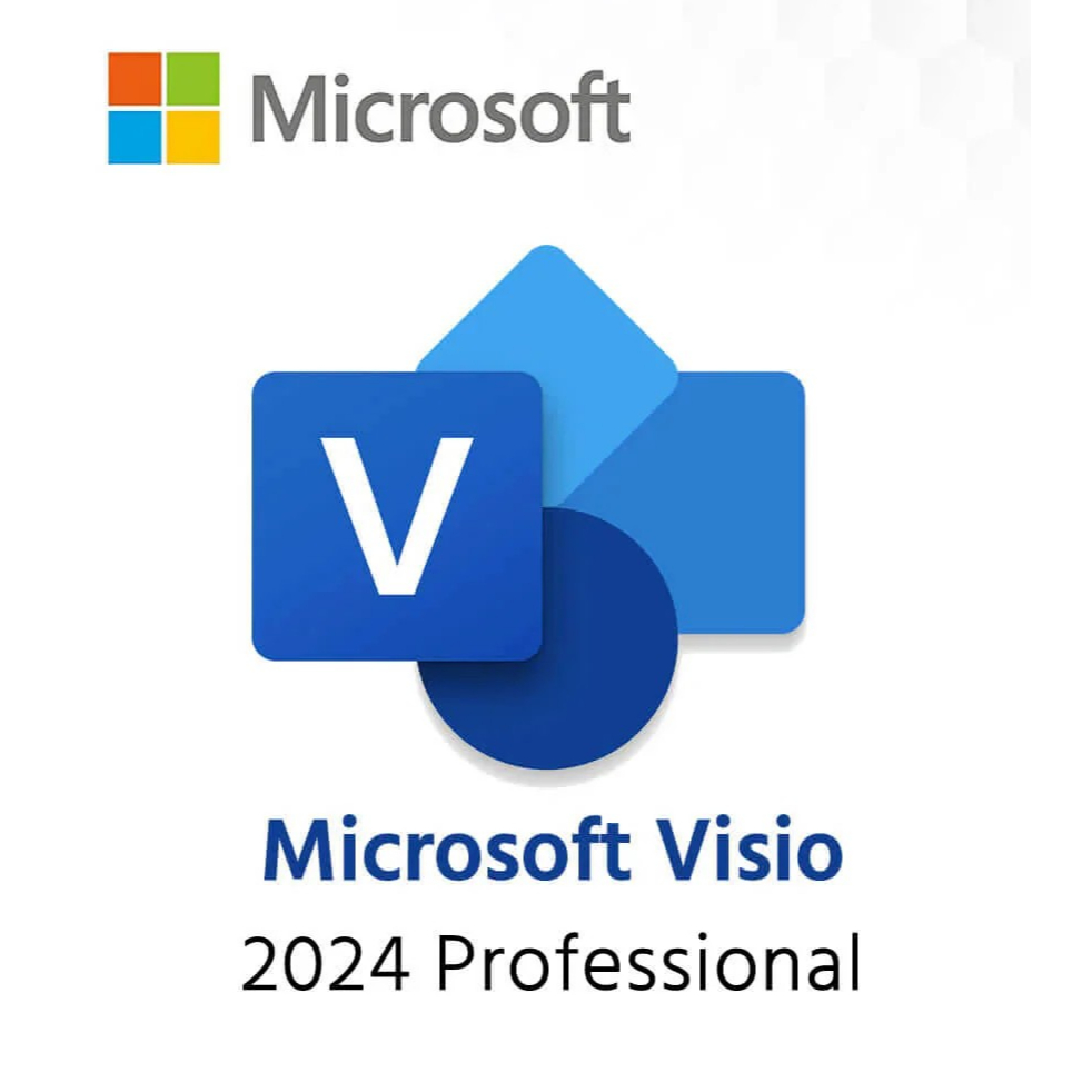 Visio 2024 Professional 32&64 Bit - multilingual - Express - 25 digit ...