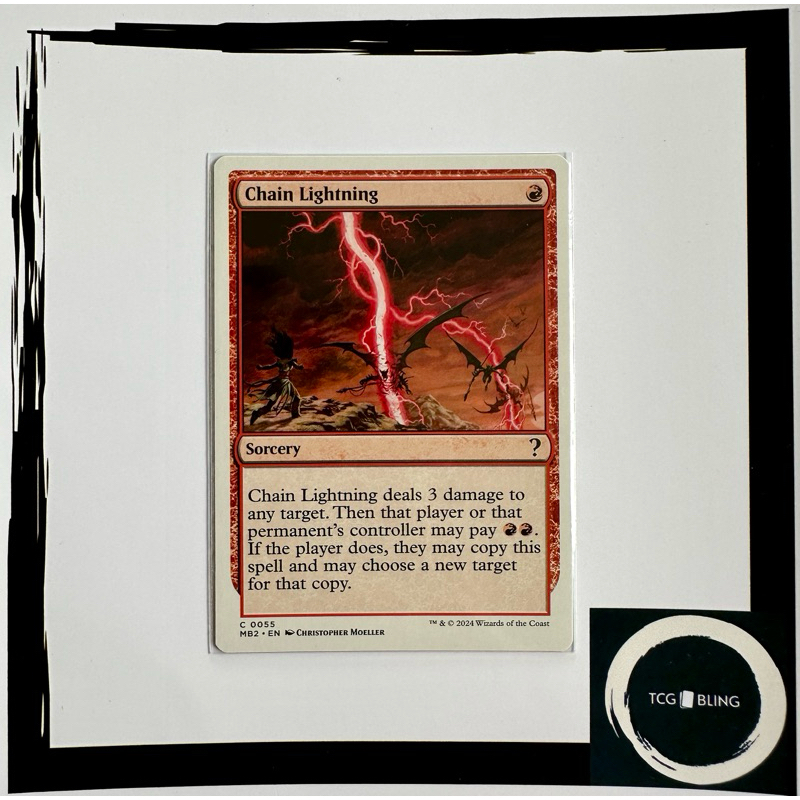 Chain Lightning MTG - Mystery Booster 2 (White Border) | Shopee Philippines