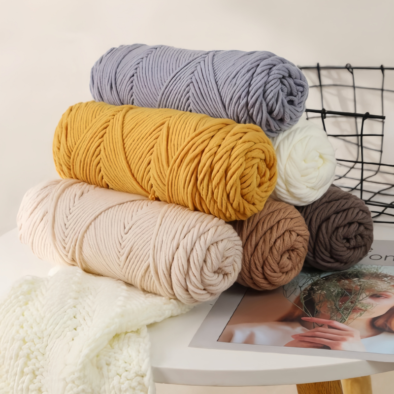 【30 colors IN STOCK】8 Plys 100g Smooth Milk Fiber Milk Cotton Wool ...