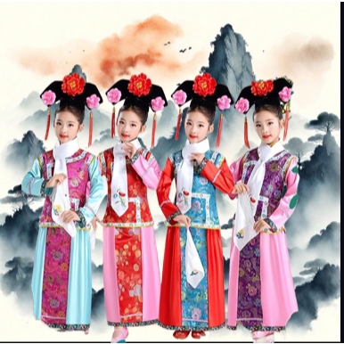 Ancient Hanfu Chinese Princess Costume For Kids Girl Career Cosplay For ...