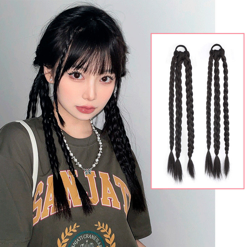 Braids Boxing Braids Ponytails Black Brown Hair Synthetic Braids ...