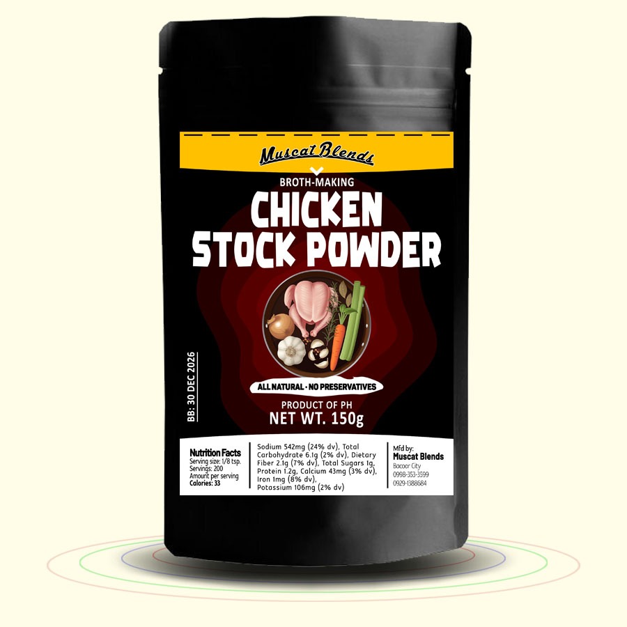 MUSCAT BLENDS CHICKEN STOCK POWDER 150g | Shopee Philippines