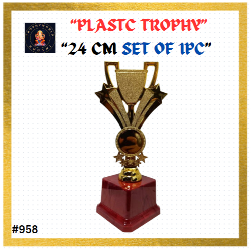 Universal Plastic Cup Trophy ( silver ) Set of 1 PIECE ( CUSTOMIZE ...