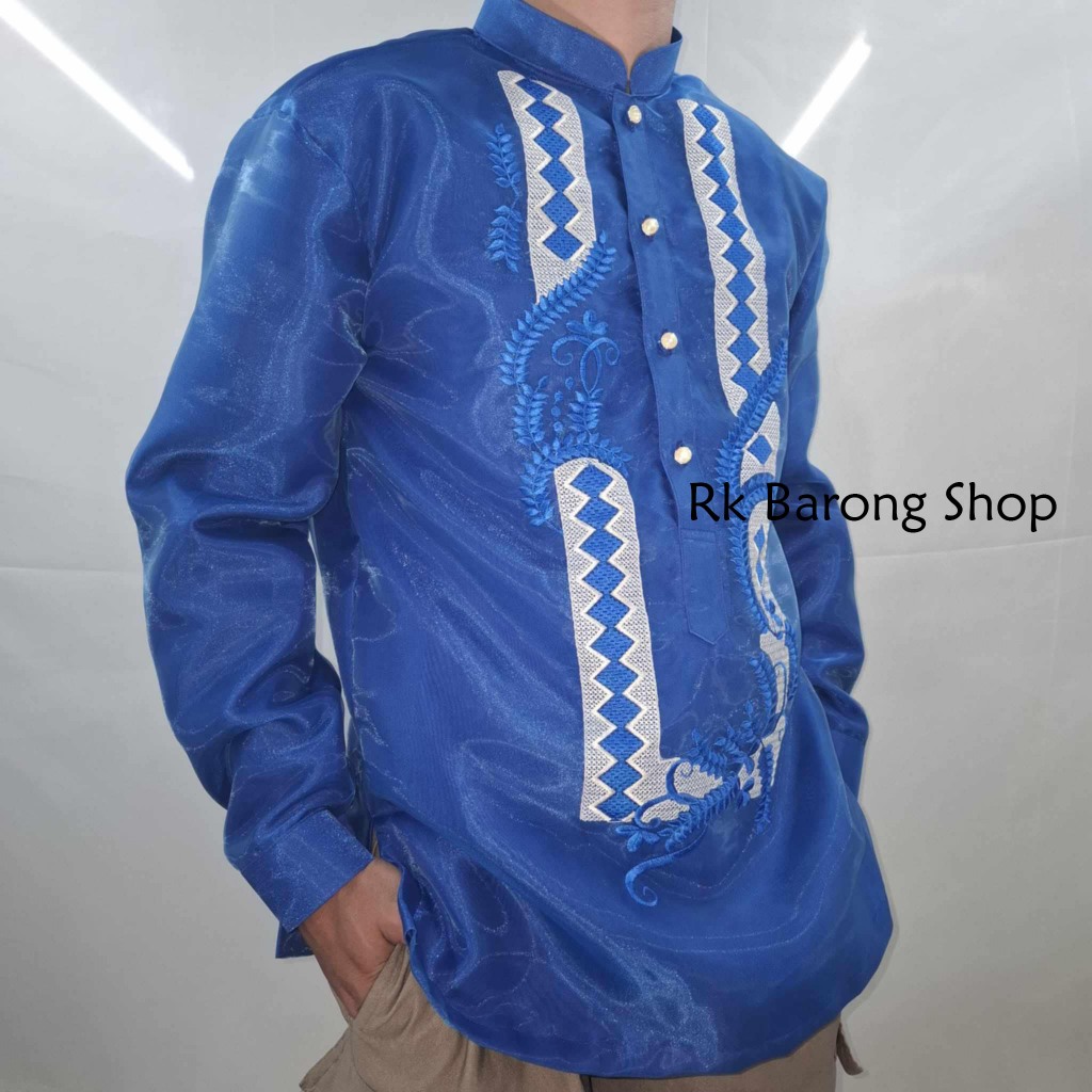 High Quality Modern Barong (Royal Blue Color) | Shopee Philippines