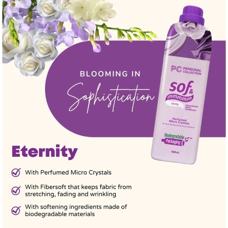 Soft Fabcon 1000ml with Perfumed Micro Crystals | Shopee Philippines