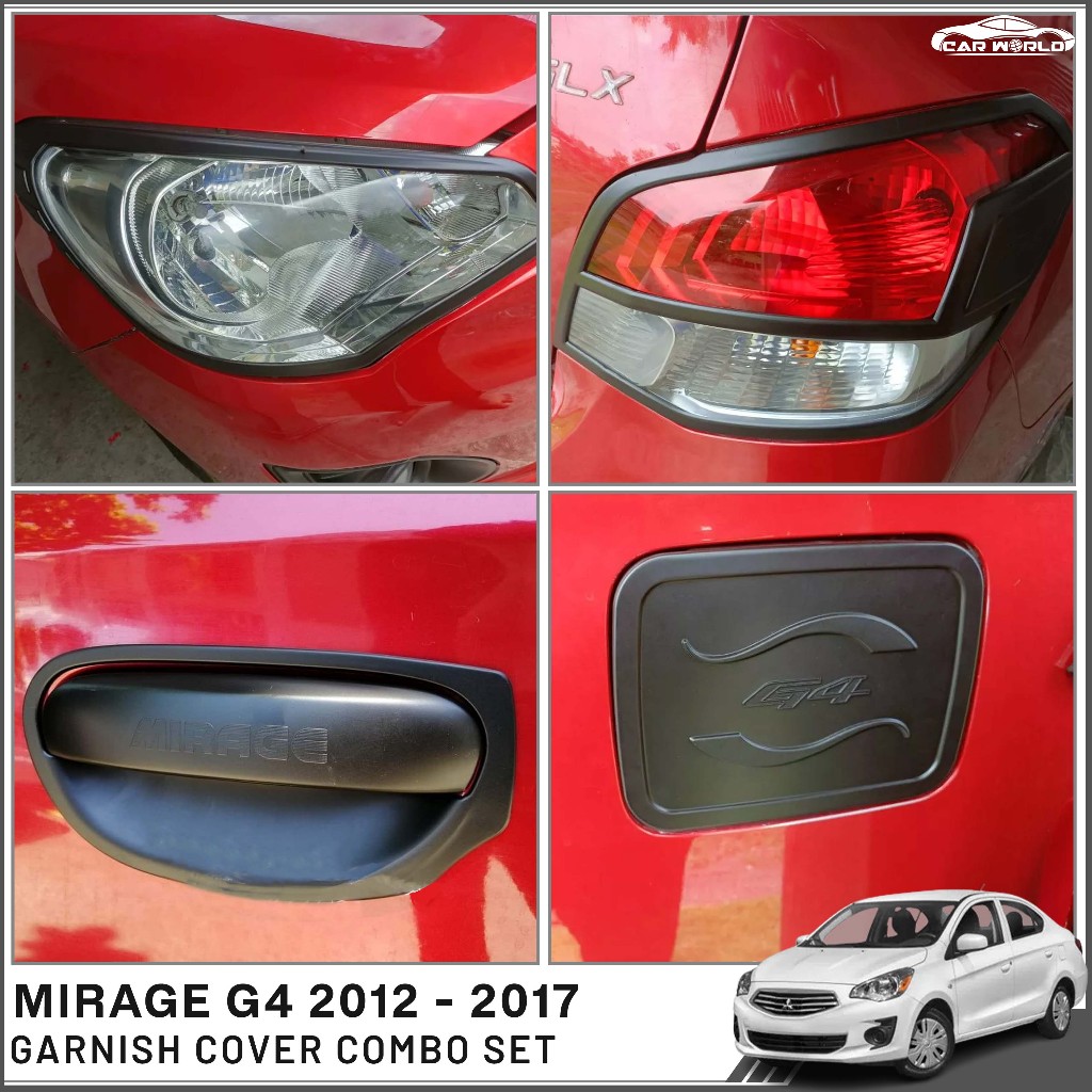 MITSUBISHI MIRAGE G4 2012 - 2017 GARNISH COVER COMBO SET (2012 2013 ...