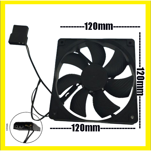 12v /120mm BLOWER FAN for PC Computer Case Cooling Fan Blower/CPU FAN ...