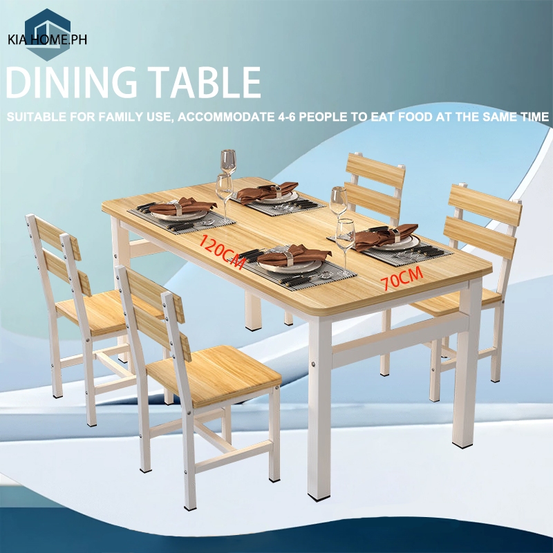 KIA HOME Dining table with 4 chairs dining table and chairs set for ...