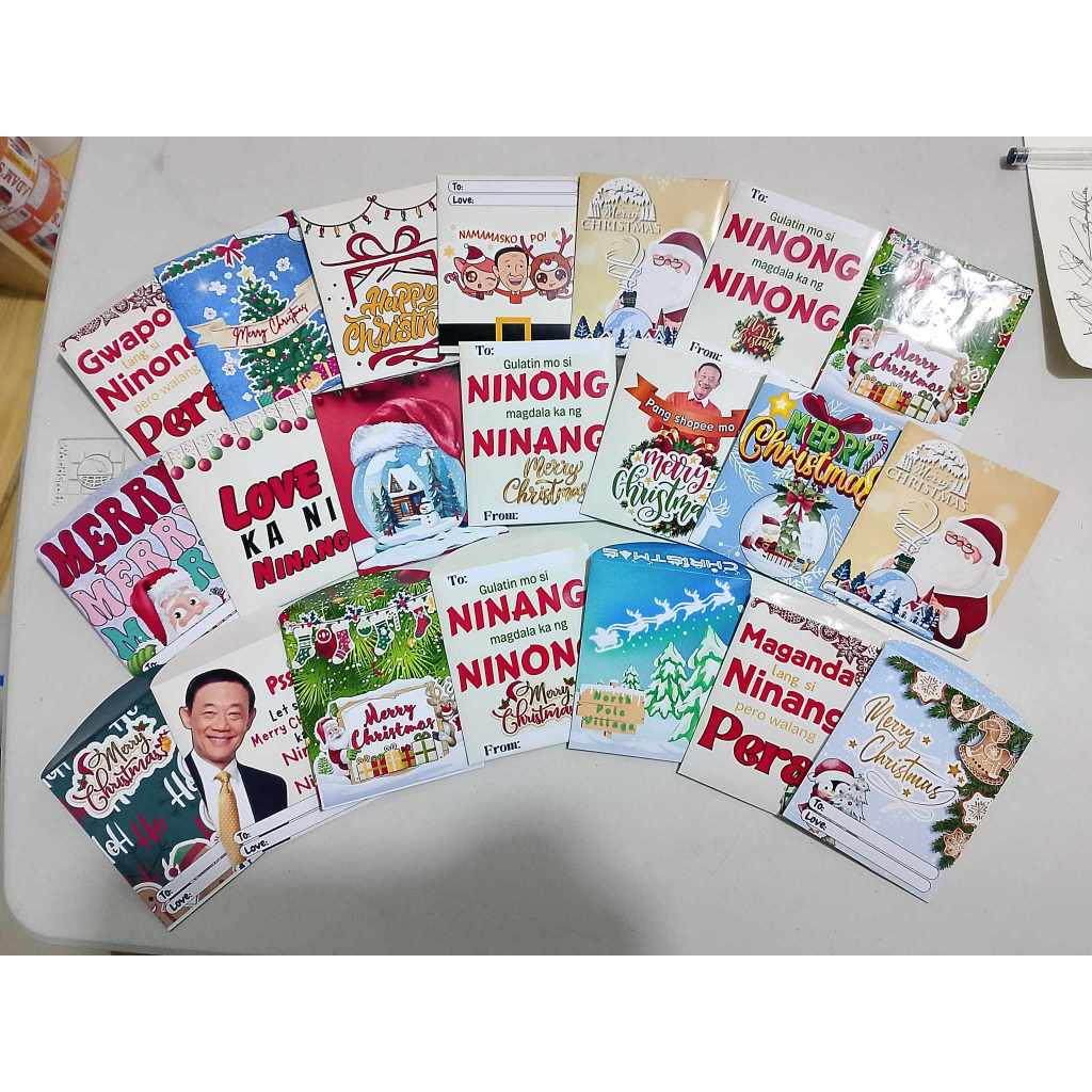 Trendy Angpao Christmas Money Envelope (Pack of 10 assorted Designs ...