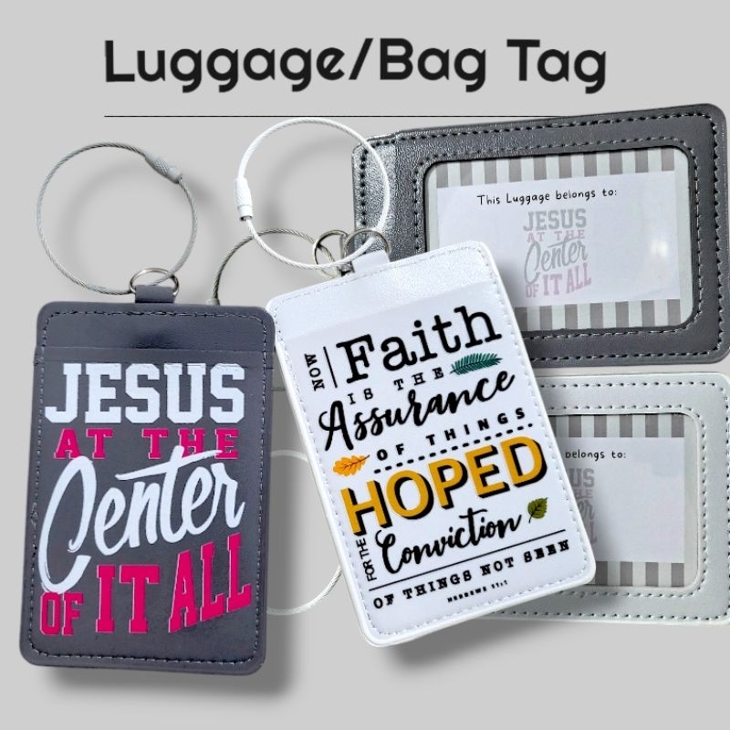 Luggage Tag Bag Tag Bible Verse High Quality Affordable Christian Items ...