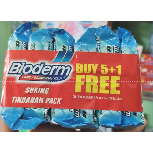 Bioderm Blue Bar Soap 60gx6pcs | Shopee Philippines