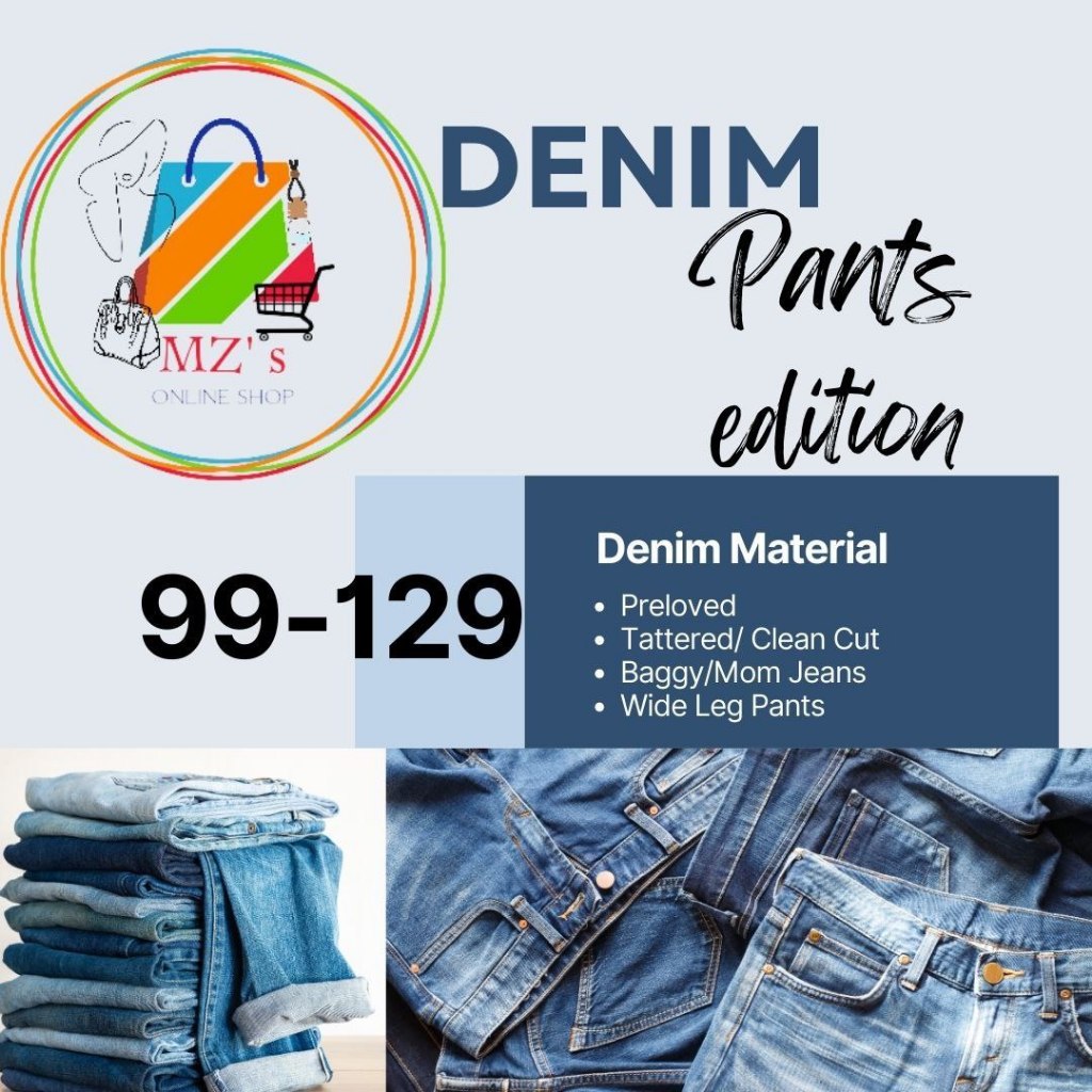 Bundle Denim Pants Preloved | Shopee Philippines