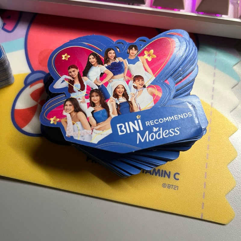 MODESS BINI STICKERS OFFICIAL | Shopee Philippines