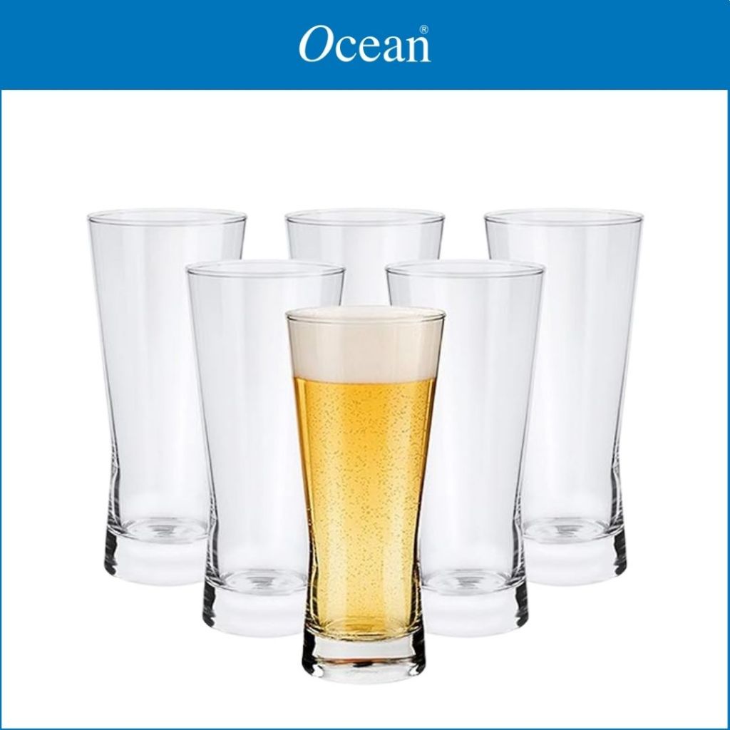 Ocean Glassware Metropolitan Fizzup Beer Glass Water Juice Drinking ...