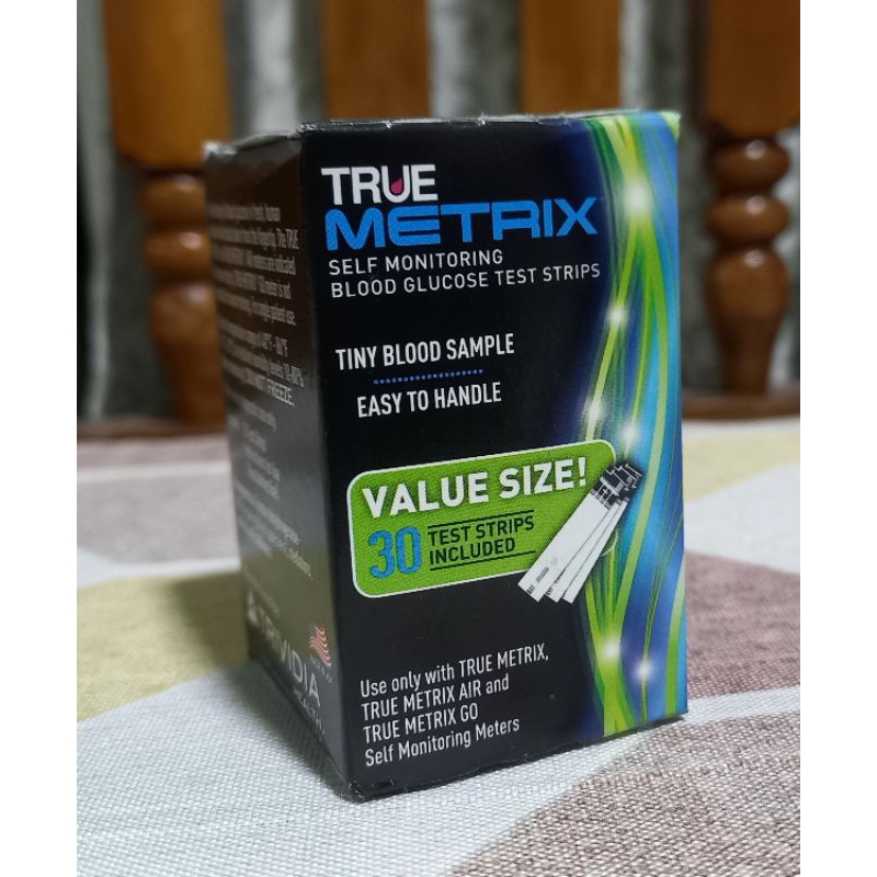 True metrix Blood Glucose glucometer strips 30 pcs | Shopee Philippines