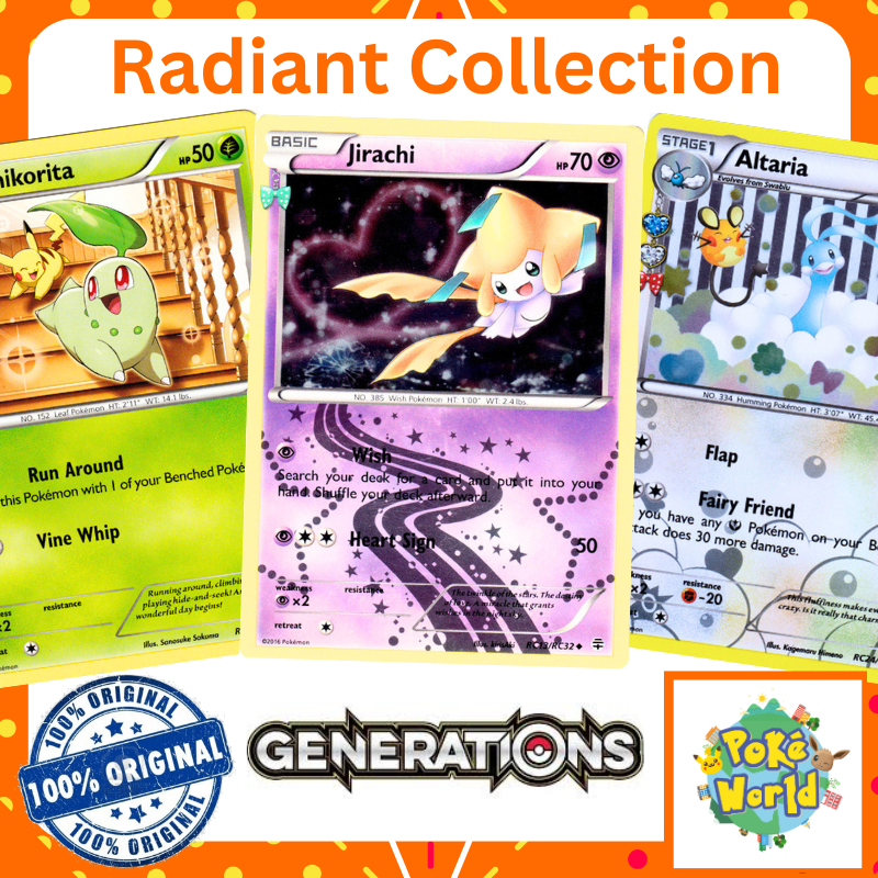 Radiant Collection - Generations Pokemon Singles - Poke World | Shopee ...