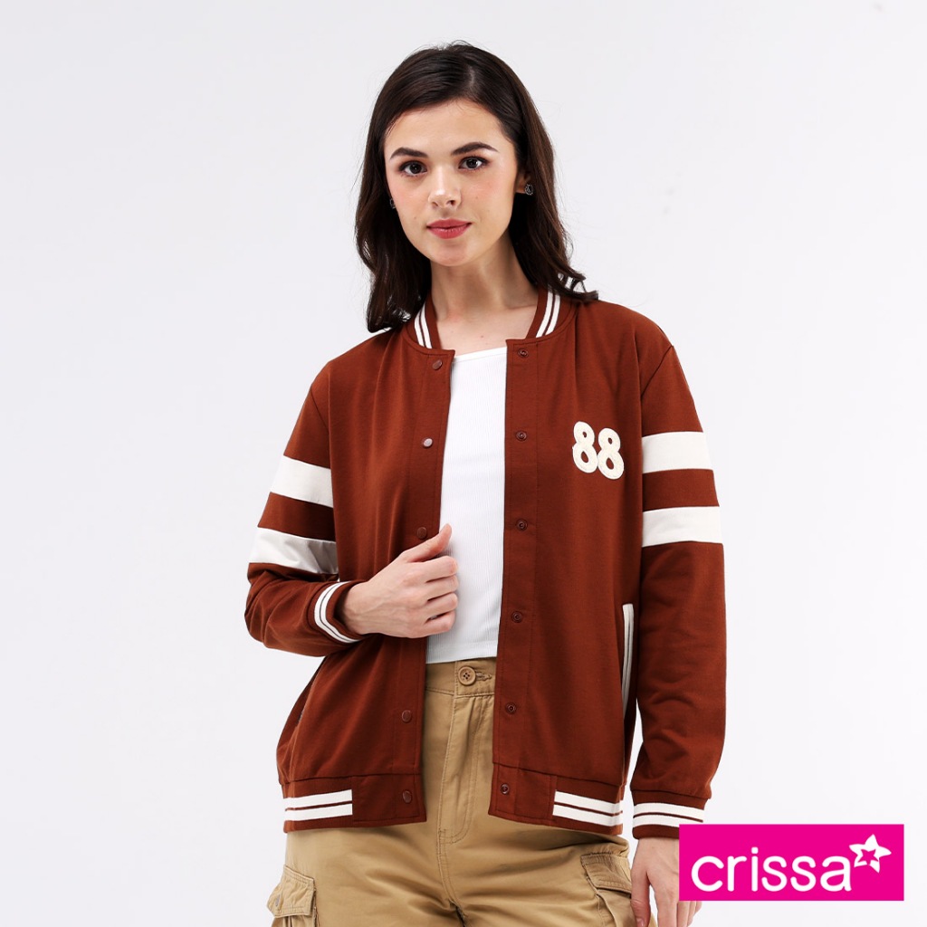 Crissa Varsity Jacket CLT30-0138 | Shopee Philippines