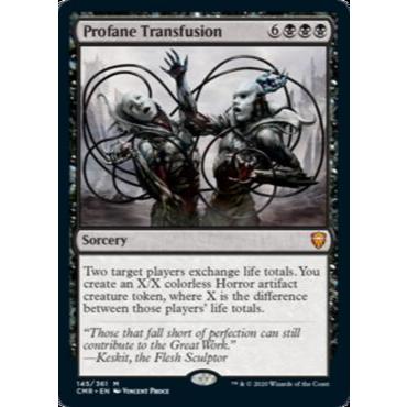 Profane Transfusion - Commander Legends (CMR) - BLACK | Shopee Philippines