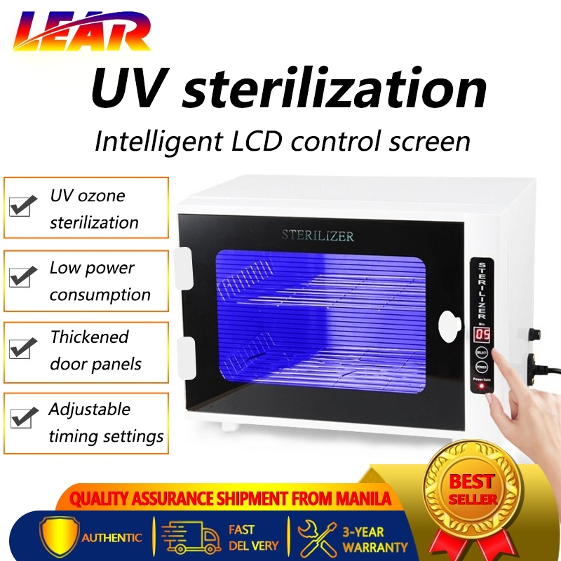 UV Sterilizer Sterilizer 99.9% Towel Tools with Timer Ozone Nail Salon ...