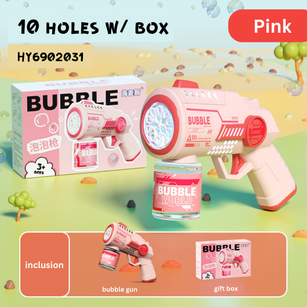 Sky Children Kids Handheld Bubble Gun Bazooka Blaster - Outdoor Toy for ...