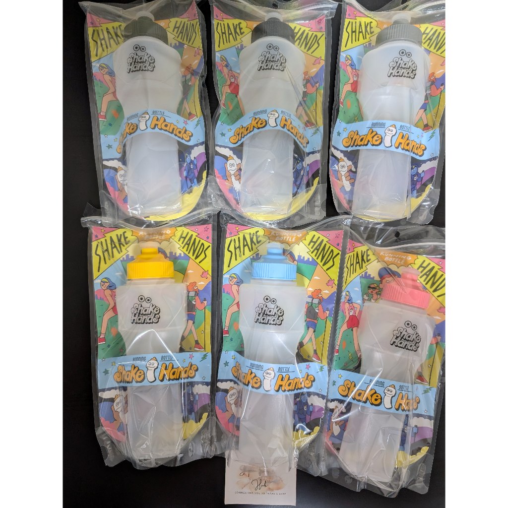 Wellbe "Shake Hands" Running Bottle 6 Color Variations Increased ...