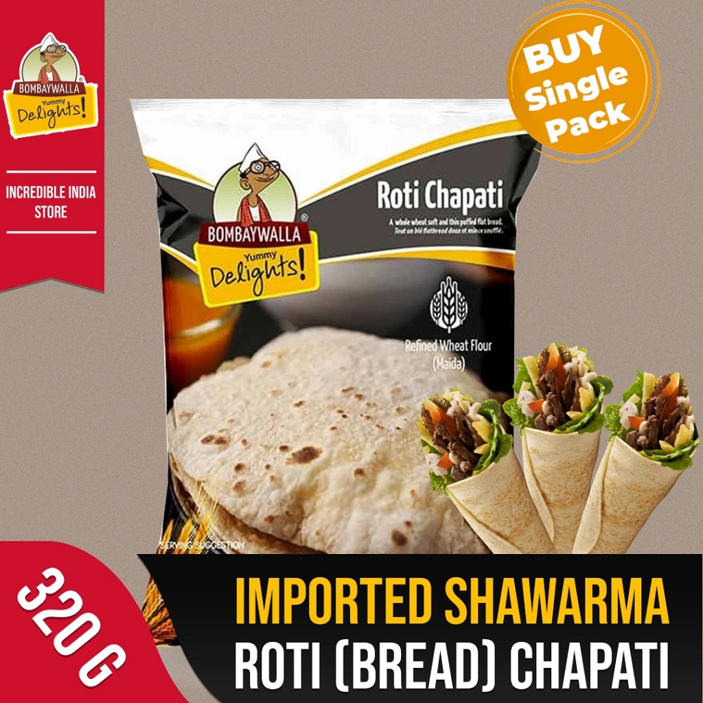 Imported Shawarma Roti Chapati 320g 8 Pieces Per Pack | Shopee Philippines