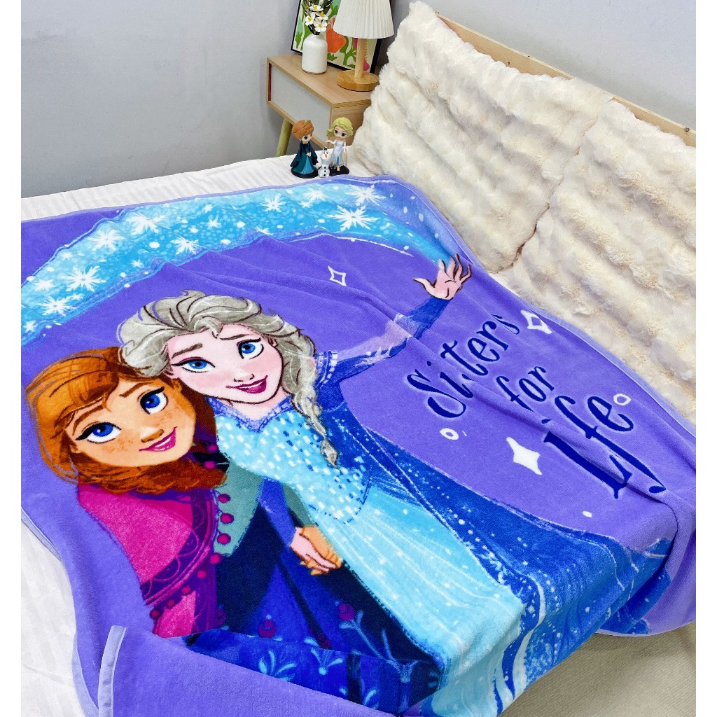 Imported children's cartoon pattern super soft flannel Frozen blanket ...
