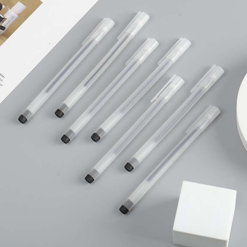 ballpen set muji style Gel Pens Black Ball Pen with Refills 0.5mm sign ...