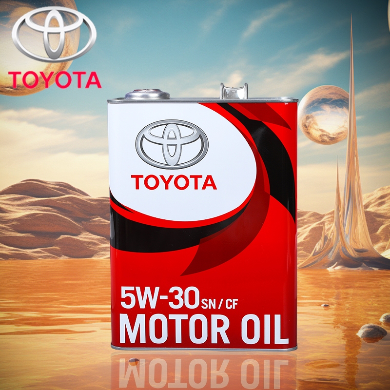 Toyota Genuine Motor Oil 5W30 SN/CF 4L Fully Synthetic Gasoline or Diesel Car Motorcycle Engine ...