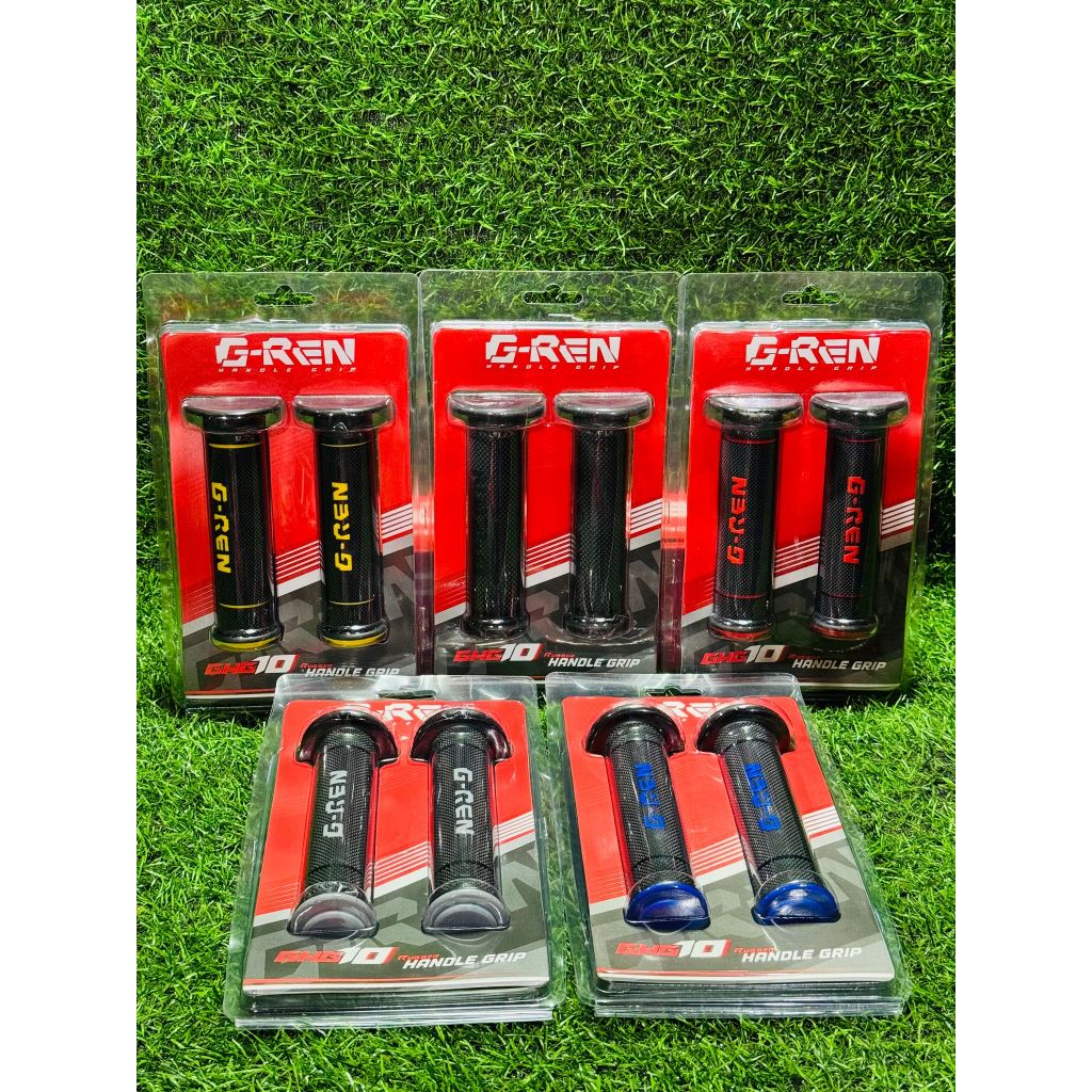 G-REN RUBBER HANDLE GRIP BLACK AND 2 TONE UNIVERSAL 1PAIR | Shopee ...