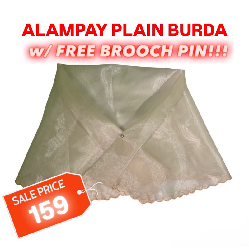 Plain Burda Organza Minimalist Design Mura yet Elegant design | Shopee ...