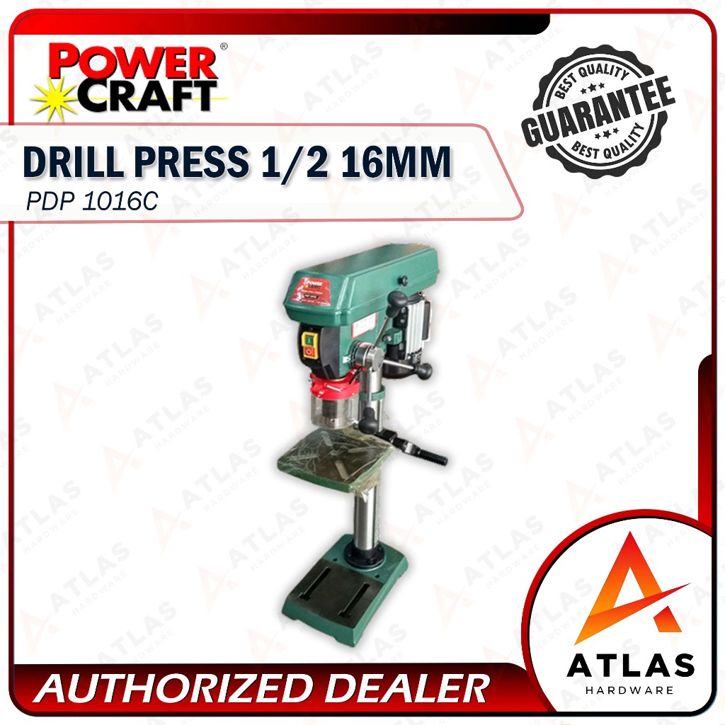 PowerCraft Drill Press HeavyDuty Copper Motor 1/2 16mm (PDP1016C ...