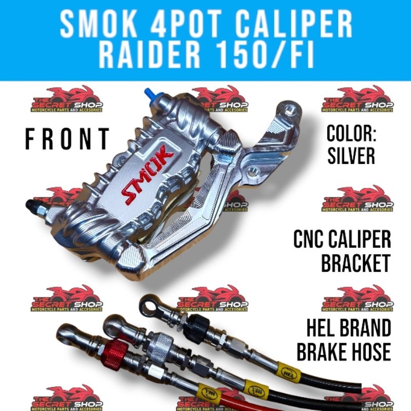 SMOK 4POT FRONT CALIPER RAIDER 150/FI | Shopee Philippines