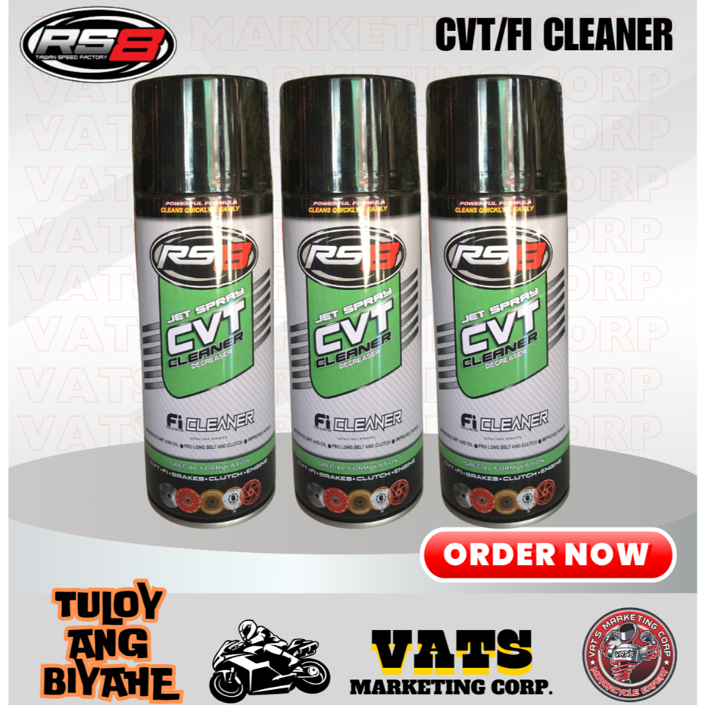 RS8 JET SPRAY CVT/FI CLEANER 450ML | Shopee Philippines