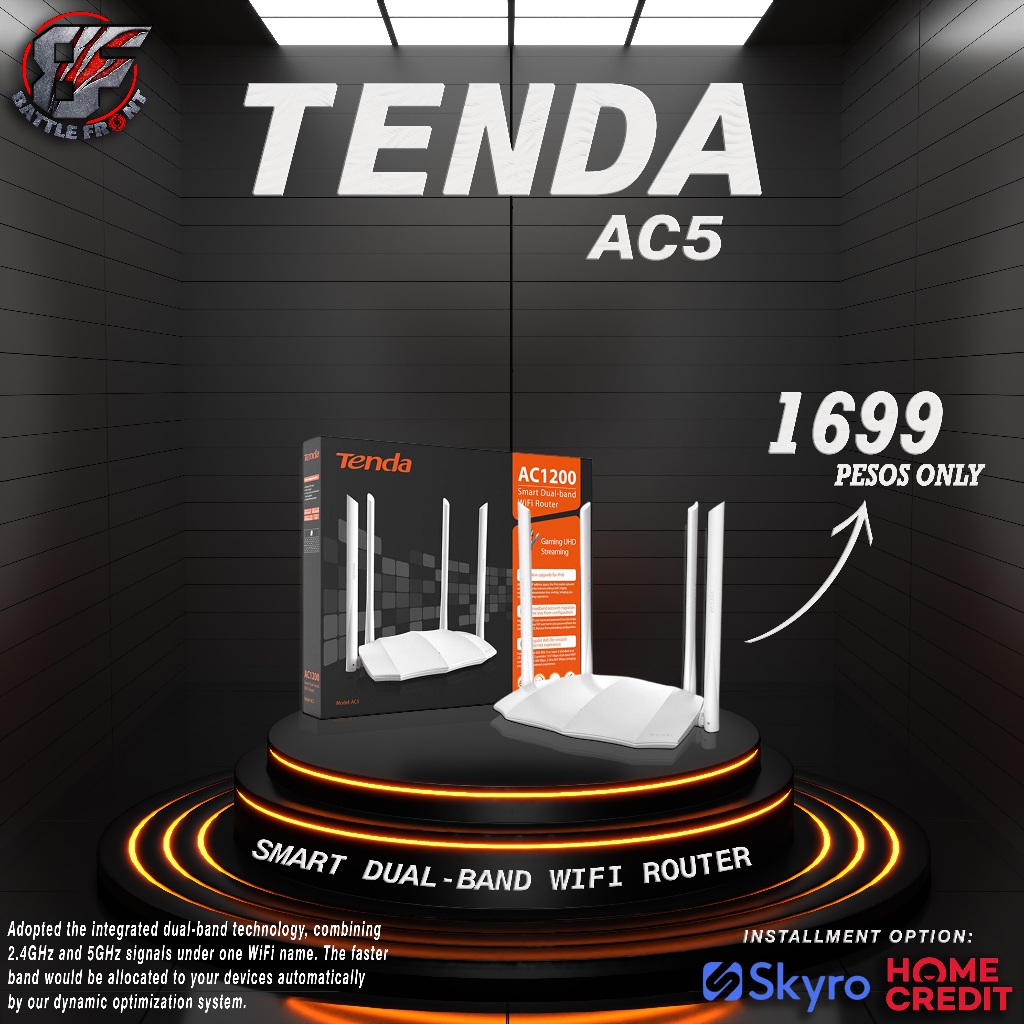 TENDA DUAL BAND WIFI ROUTER | Shopee Philippines