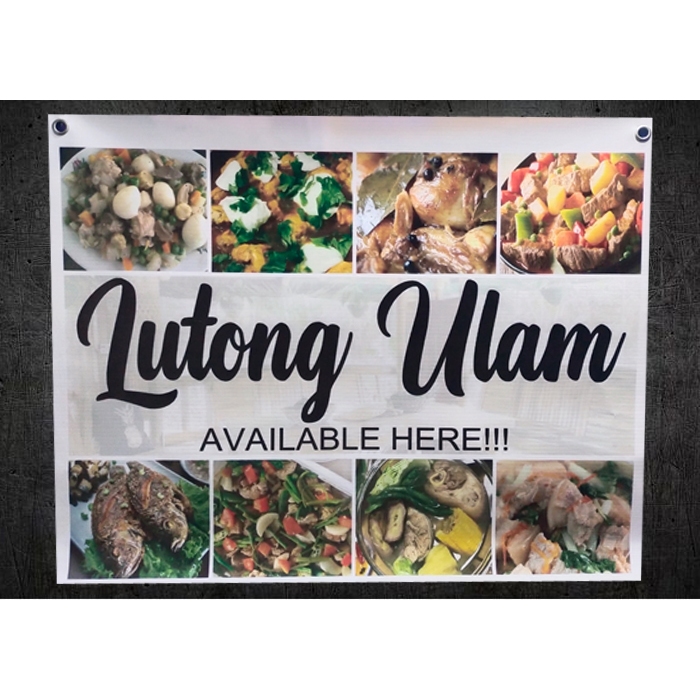 Tarpaulin Signage LUTONG ULAM AVAILABLE HERE, 24x18 inches 36x24 inches ...